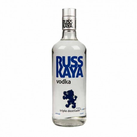 VODKA RUSSKAYA X 750 ML CAJA X 12 UNIDADES
